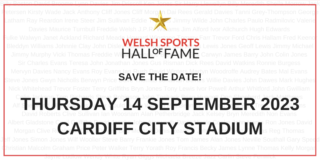 Save the date! - Welsh Sports Hall of Fame